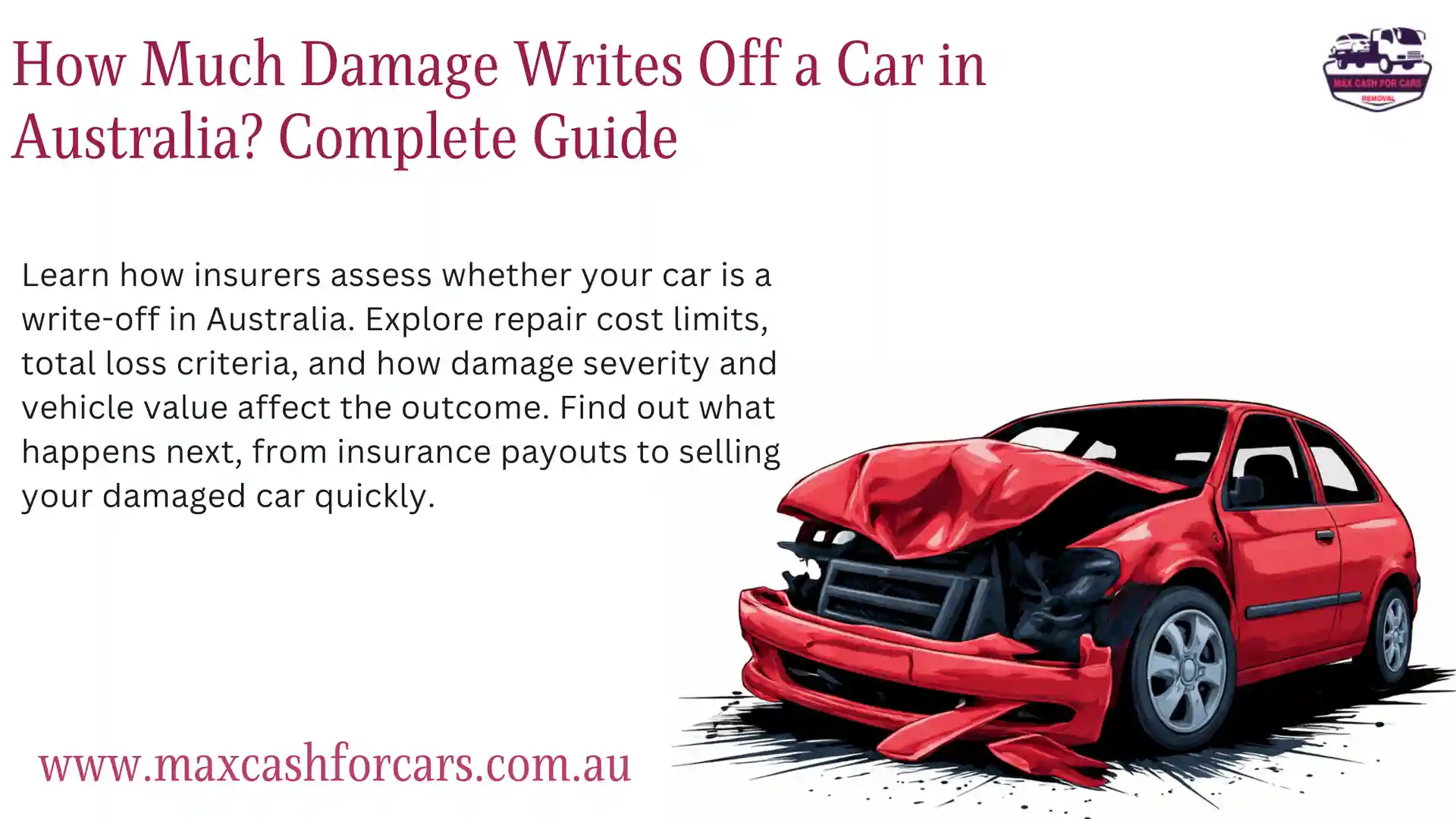 How Much Damage to Write Off a Car in Australia?